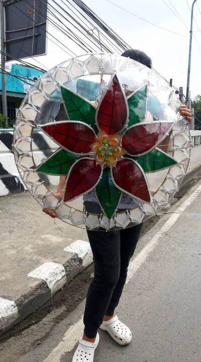 30 inches Poinsettia Parol with LED lights | Lazada PH