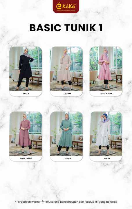 KEKE BASIC TUNIK 1 | Lazada Indonesia