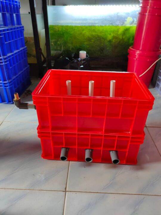 TRICKLE FILTER KOLAM IKAN KOI DENGAN BOX MINI (EMBER BIO FILTER ...