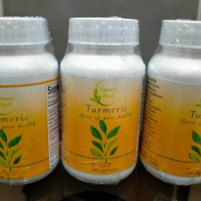 TURMERIC (NATURAL HERBS)100CAPSULE 500mg | Lazada PH