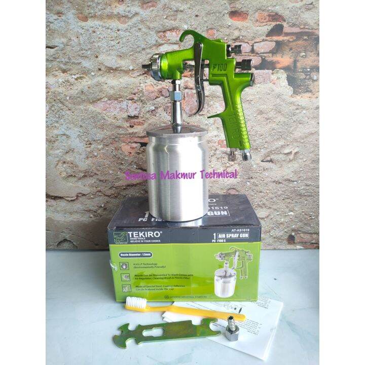 TEKIRO F100-S Spray Gun Spraygun Semprot Cat Tabung Bawah 1000 CC ...