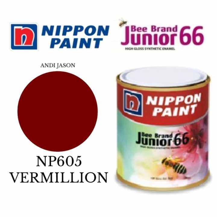 CAT BEE BRAND JUNIOR 66. 0.94 LITER NO NP605 VERMILLION CAT MINYAK KAYU DAN BESI | Lazada Indonesia