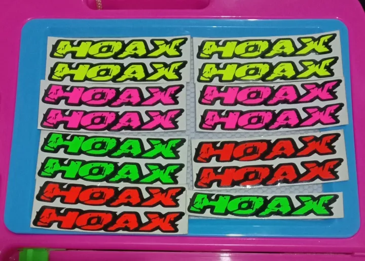 Sticker cutting universal Hoax stabilo Variasi helm/Motor | Lazada ...