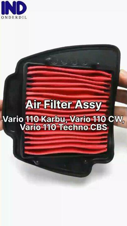 Filter-Saringan-Busa Udara-Hawa-Air Assy Vario 110 Old Karbu & Vario ...