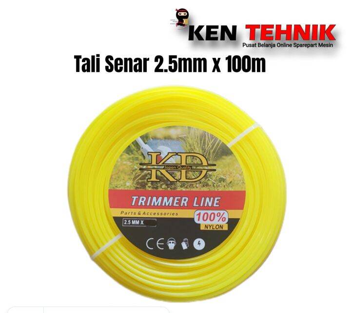 Tali Senar Mesin Potong Rumput 2.5mm X 100m KD japan Quality | Lazada ...