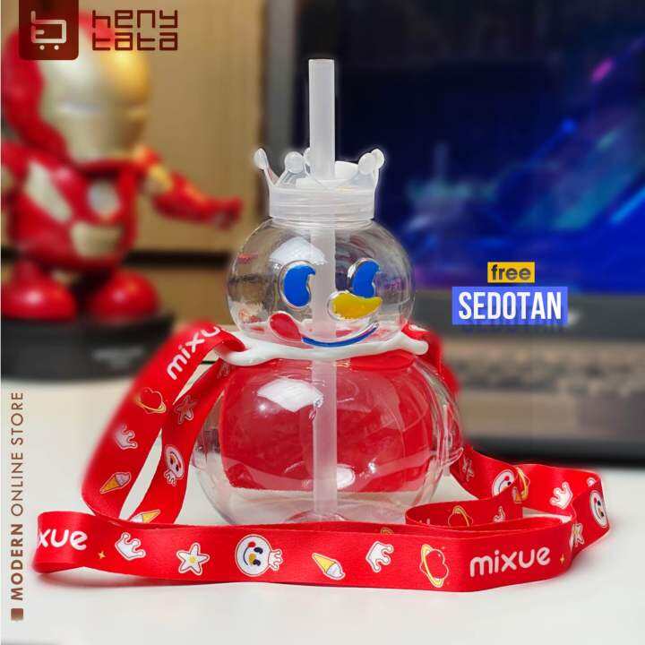 Botol Minum Mixue 700 ML Snow King Botle Free Tali Panjang | Lazada ...