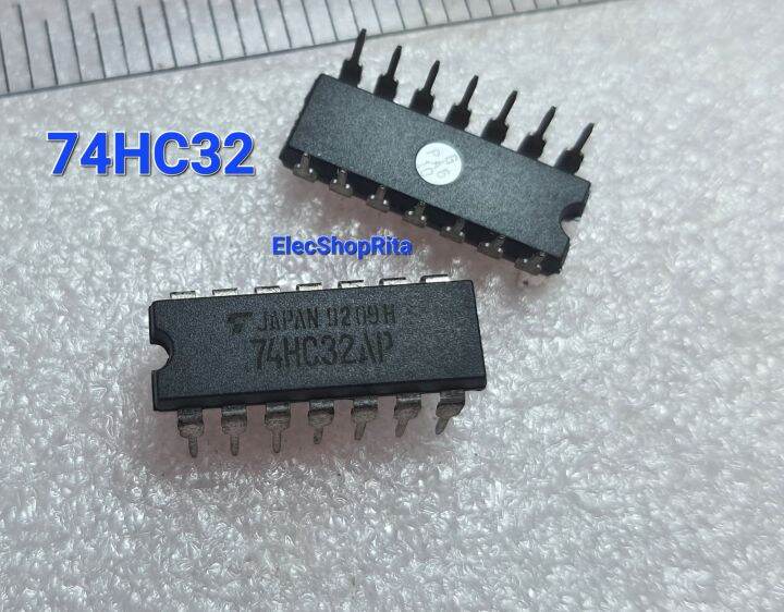74HC32 ,DIP-14 PIN Semiconductor ไอซี 14 ขา ภาพถ่ายสินค้าจริง( (2ตัว/แพ ...