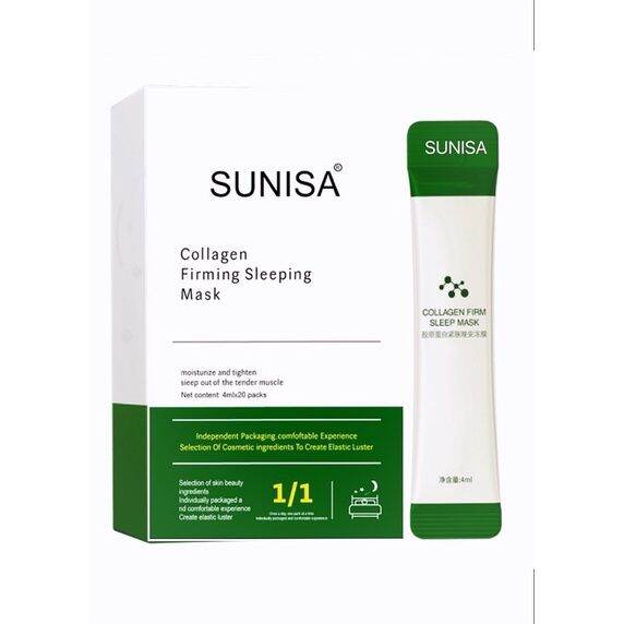 SUNISA 20pcs Collagen Gelly Sleep Face Mask Firm Skin | Lazada PH