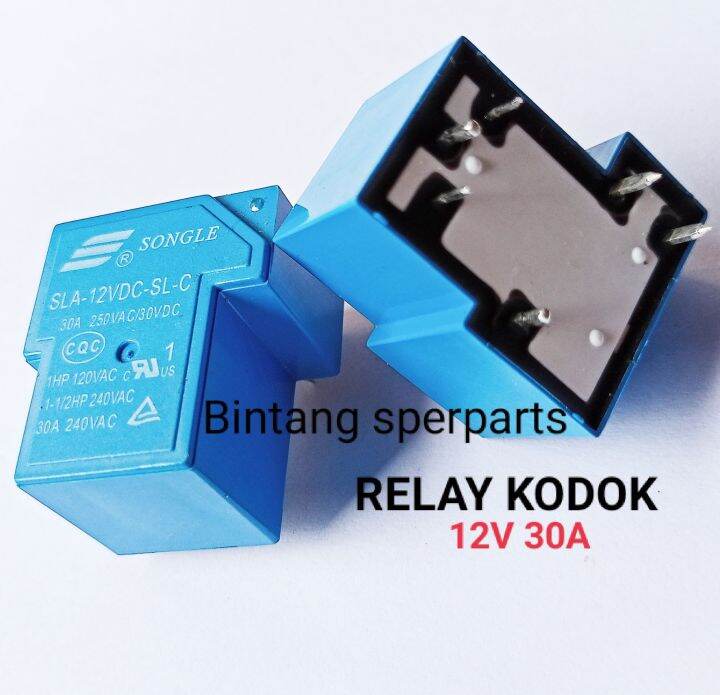 RELAY SONGLE 12V 30A 6PIN RELAY KODOK 12V 30A RELAY KODOK 30A | Lazada ...