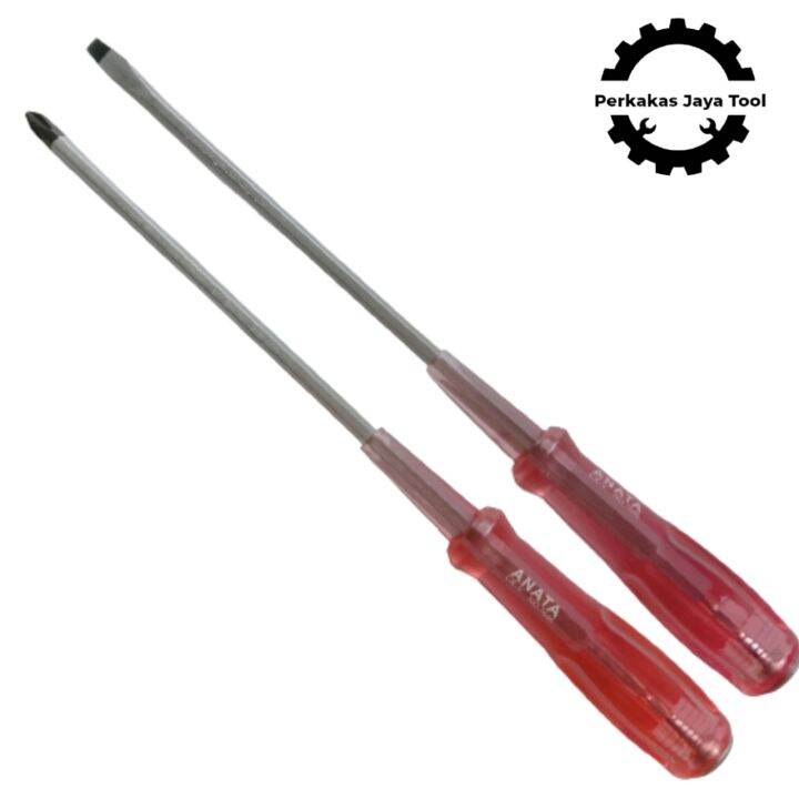 Anata Obeng Tembus Panjang Min dan Plus 8" - Obeng Ketok 8 Inch ...