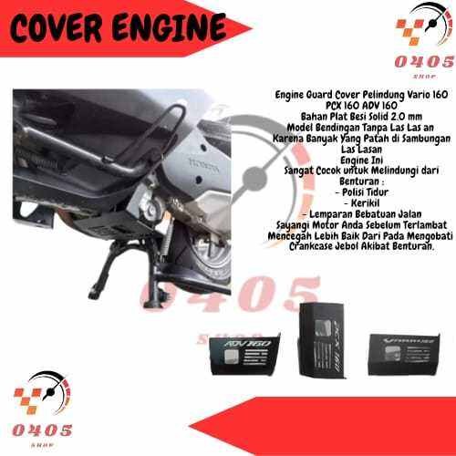 Cover Engine Pelindung bawah mesin ADV 160 PCX 160 VARIO 160 Tebal 2mm | Lazada Indonesia