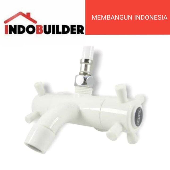 KRANZ KMP 01 PUTIH KRAN KAMAR MANDI KOMBINASI SHOWER ABS PLASTIK | Lazada Indonesia