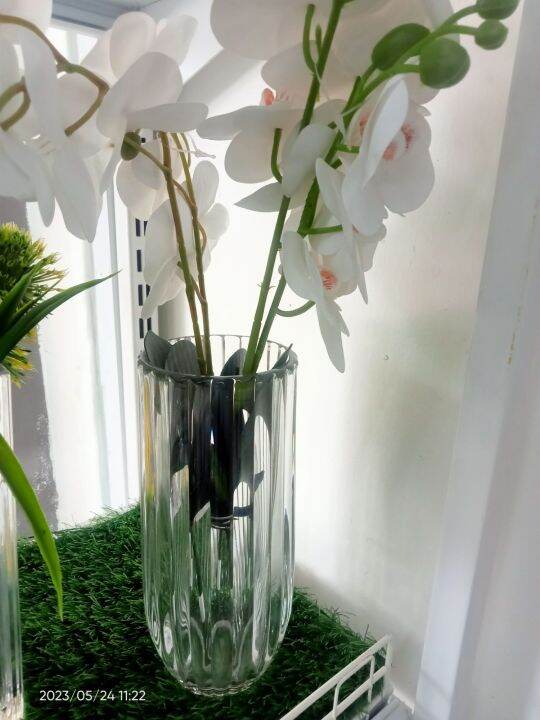 vas kristal -pot bunga kaca cocok untuk tempat bunga hias | Lazada ...