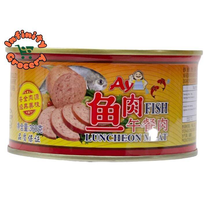 阿姨 鱼肉午餐肉 | AYi Fish luncheon meat 360g | Lazada