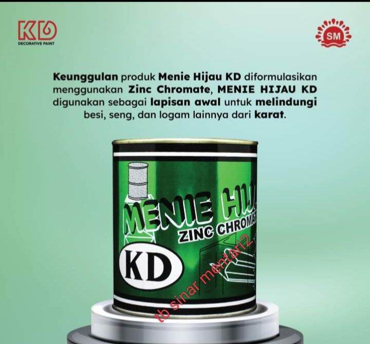 CAT BESI,MENI BESI ANTI KARAT,CAT MENI BESI KD,MENIE KD HIJAU UKURAN 1 ...