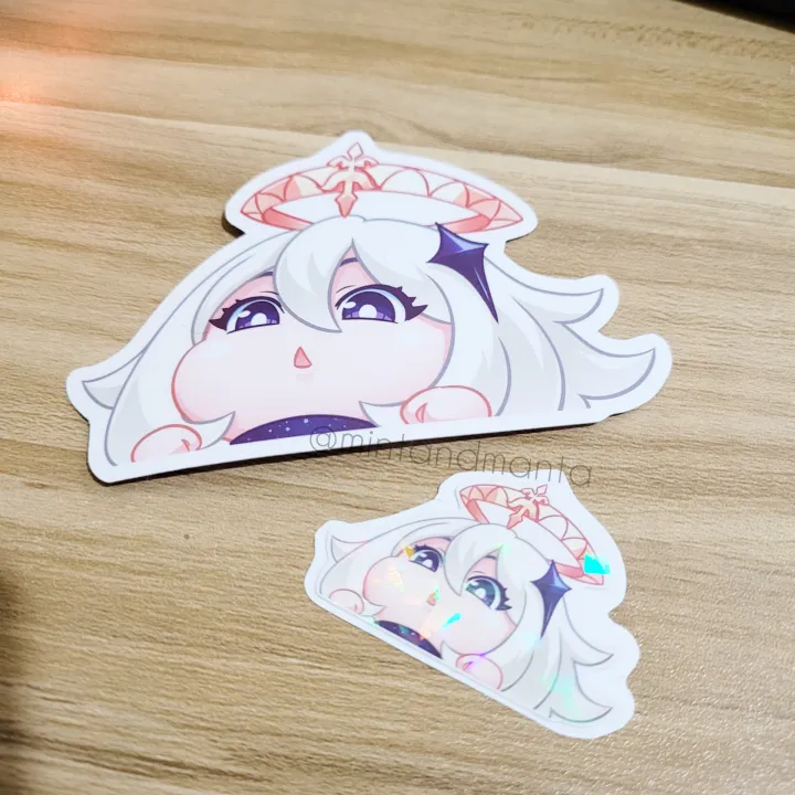 Paimon Peeker Sticker | Genshin Impact | Aesthetic Stickers | Laptop ...