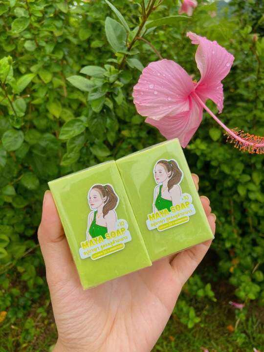 สบู่มาญา ( maya soap ) สูตรกลูต้า มะนาว | Lazada.co.th