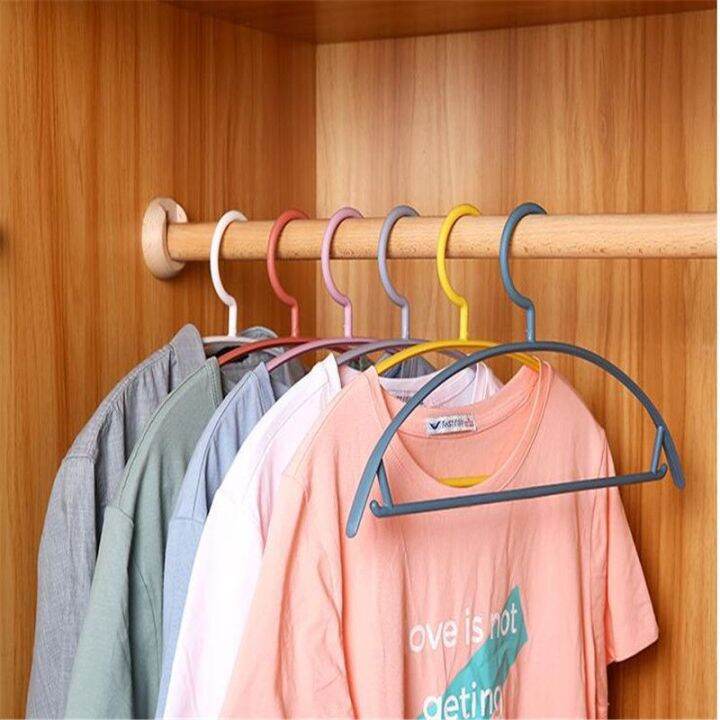 【Ready Stock】 5pc/10pc Anti-slip Hanger Clothes Hanger Baju Hanger ...