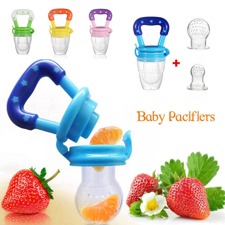 Baby Pacifier Feeder Fresh Food Fruit Milk Feeding Bottles Learn ...