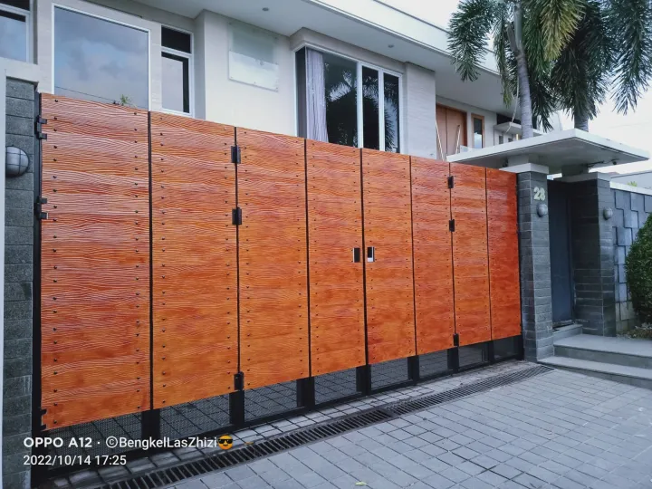 pagar lipat minimalis | Lazada Indonesia