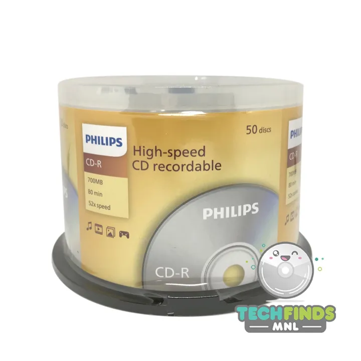 Philips CD-R / CDR 700MB Blank Disc (50 PCS.) | Lazada PH