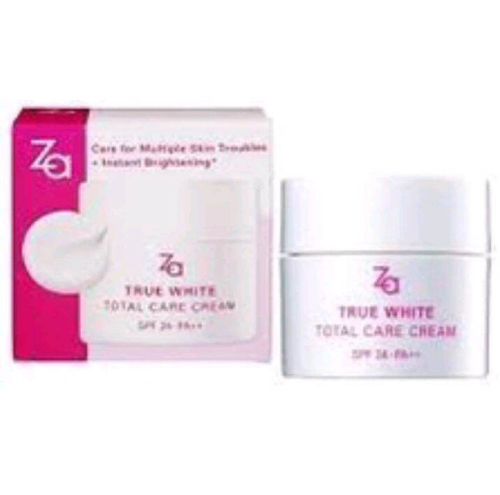 ZA TRUE WHITE TOTAL CARE CREAM BBC เดย์ครีม ผสมSPF24PA++ | Lazada.co.th