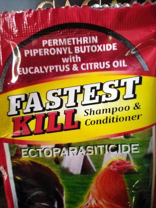 FAST KILL GAMEFOWL SHAMPOO with CONDITIONER ECTOPARASITICIDE Tryco para ...