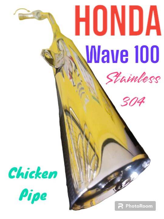Honda wave 100/100r stainless chicken pipe | Lazada PH