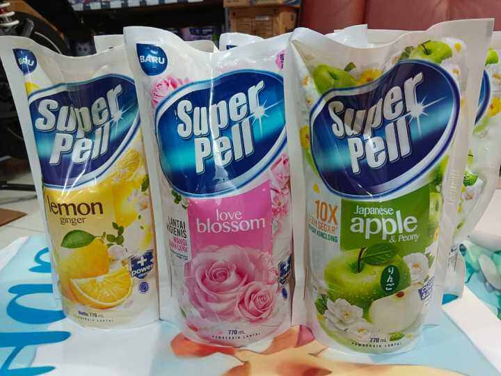 Super Pell 770ml Cairan Pembersih Lantai Sabun Pel Lantai | Lazada Indonesia