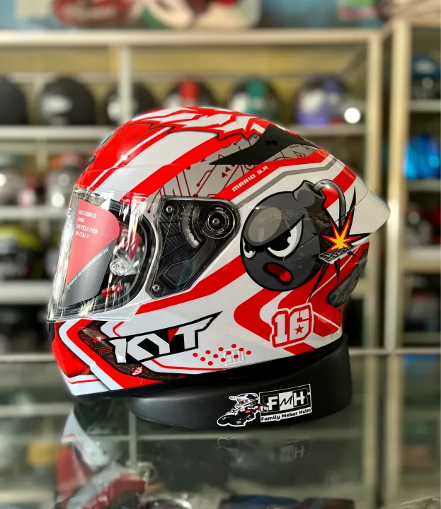 HELM KYT TTC (TT COURSE) GP EDITION SUPER MARIO | Lazada Indonesia