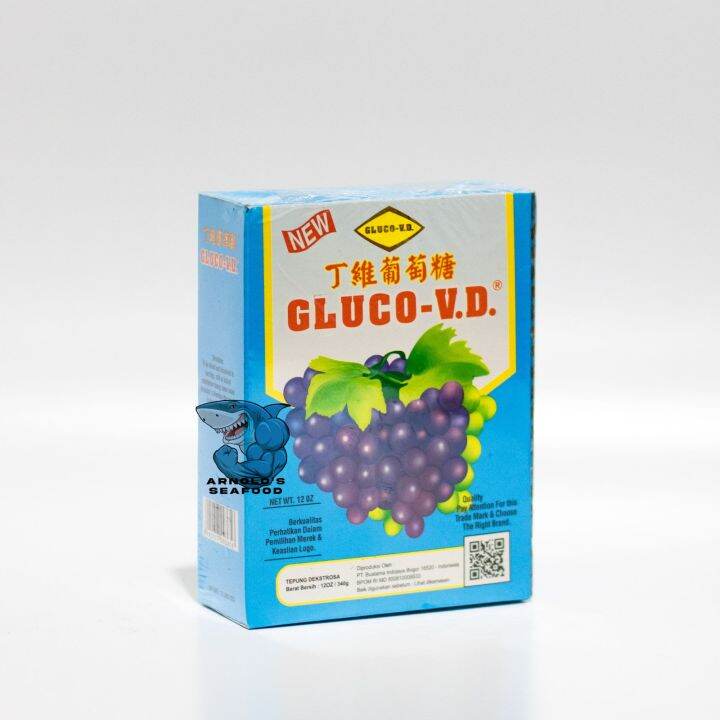 glukosa gluco VD glucose D 340g / gula anggur penambah energi | Lazada ...