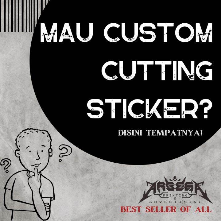 CUSTOM CUTTING STICKER LOGO KOMUNITAS, USAHA, CAR BRANDING, DESAIN SUKA ...