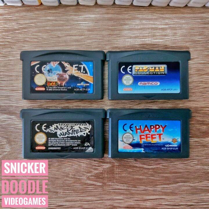 Game Boy Advance Games: E.T. The Extra Terrestrial•Pacman Collection ...
