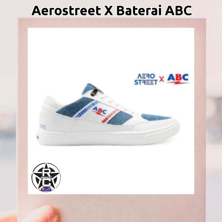Aerostreet x Baterai ABC / sepatu aerostreet kolaborasi pria wanita ...