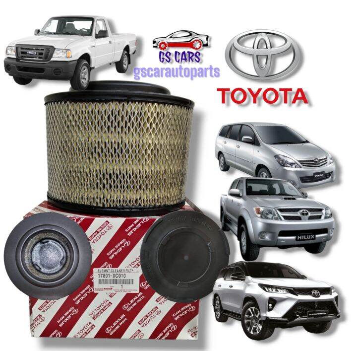 Toyota Engine Air Filter Hilux Vigo Kun25 26 / Innova TNG40 KUN50 / Ford Ranger WL 2008 Fortuner ...