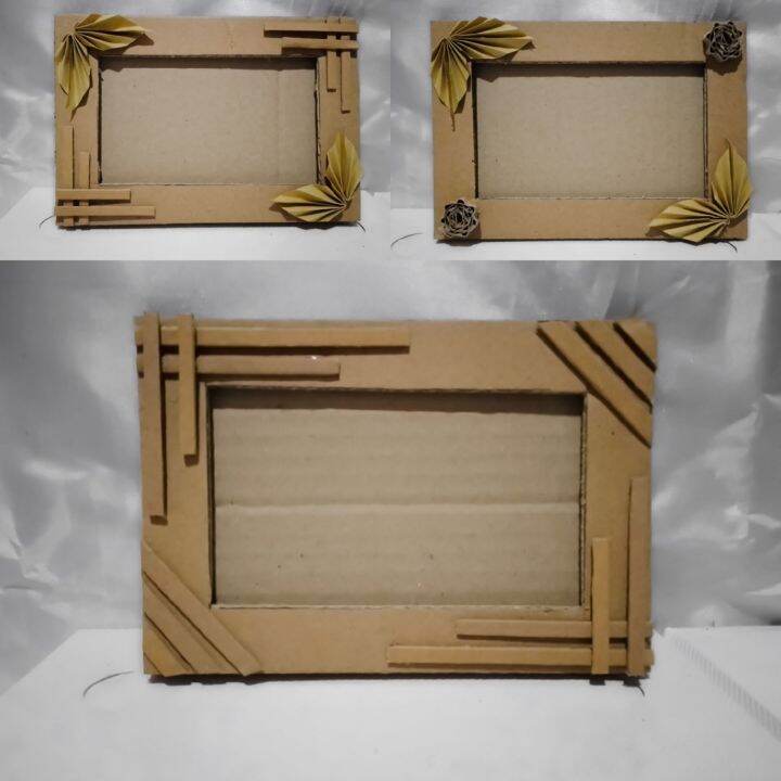 Prakarya Dari Barang bekas frame/pigura/bingkai poto dari kardus ...