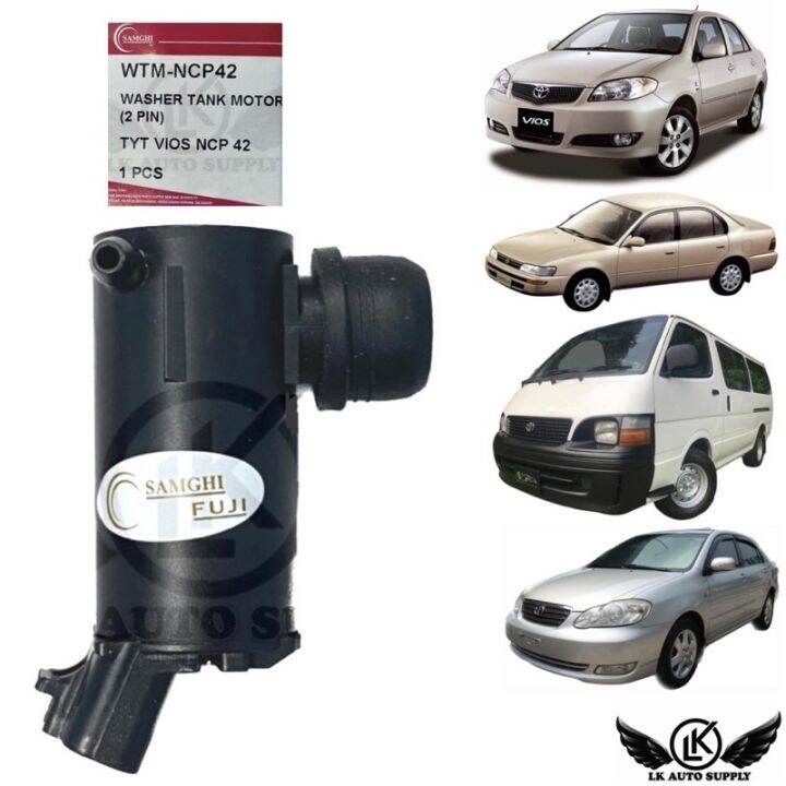 WASHER TANK MOTOR WIPER TANK MOTOR TOYOTA VIOS NCP42 COROLLA AE101 ...
