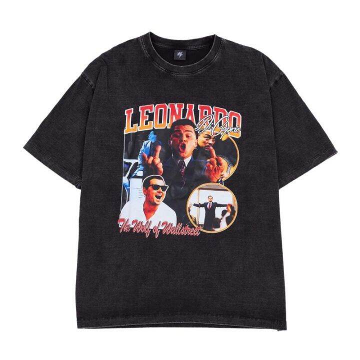 HOMEBOY เสื้อยืดผู้ชาย เสื้อฟอกวินเทจ เสื้อ BOOTLEG เท่ ลาย HB.LEO ...