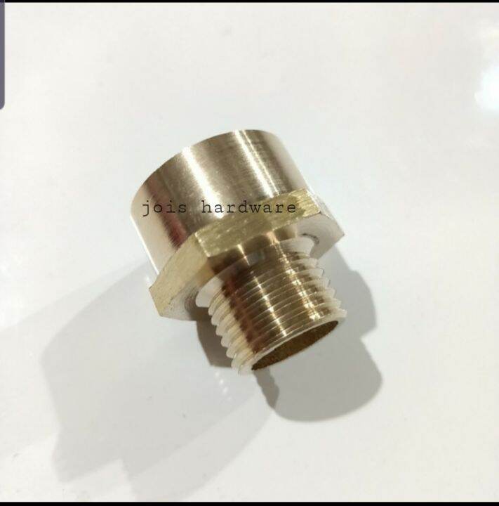 Nepel Sok Sambung Kuningan Drat Luar 1/2" x Drat Dalam 3/4" - Nepel Sok Sambung Kuningan ...