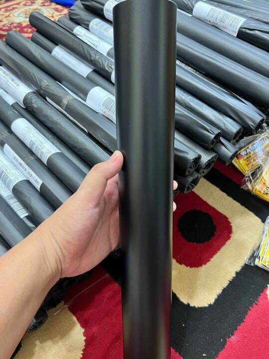 Stiker skotlet hitam dop hitam doff lebar 45 cm panjang 1 meter profix ...