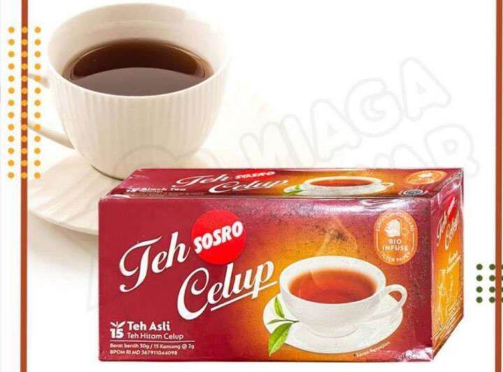 Teh sosro 1 box isi 15 kantong celup | Lazada Indonesia