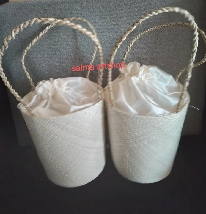 Tas parsel anyaman pandan/tas parcel lebaran untuk toples isi 3 ...