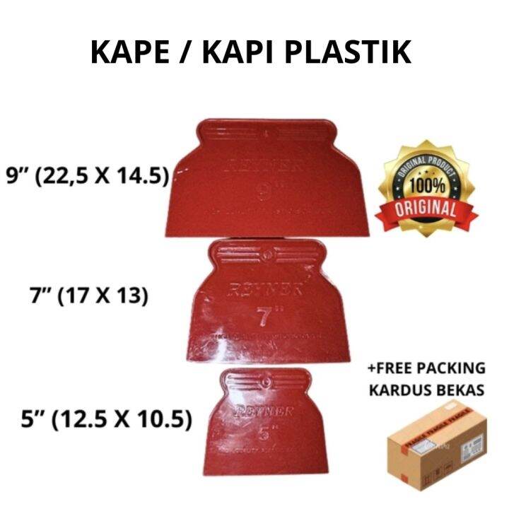 KAPE PLASTIK KAPI PLASTIK SCRAPPER 5" 7" 9" KAPE ALAT BANGUNAN | Lazada ...