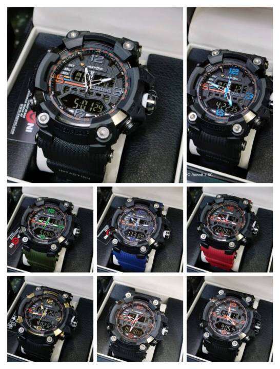 EXPONI 3277 นาฬิกาข้อมือผู้ชาย สปอร์ต ขนาด 57มม. กันน้ำ 5 เมตร ตั้งปลุก ...