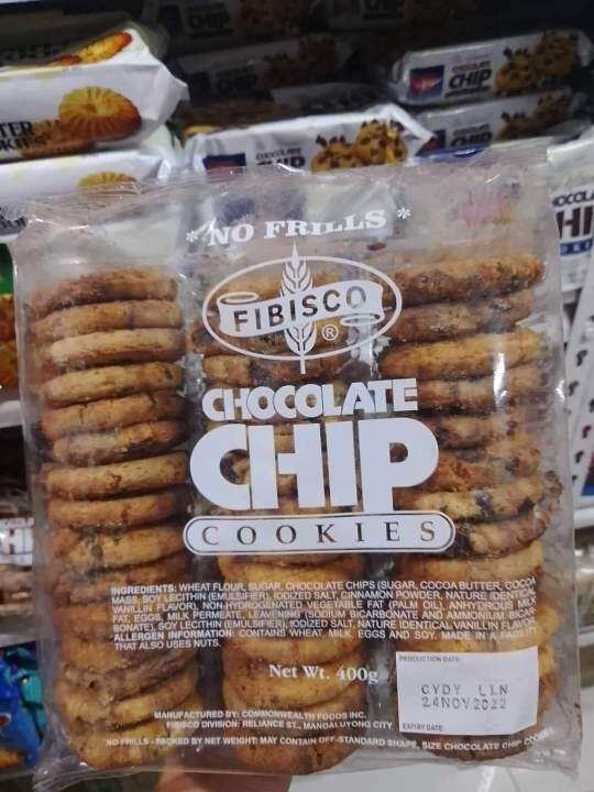 fibisco Chocolate chip cookies 400g no frills | Lazada PH