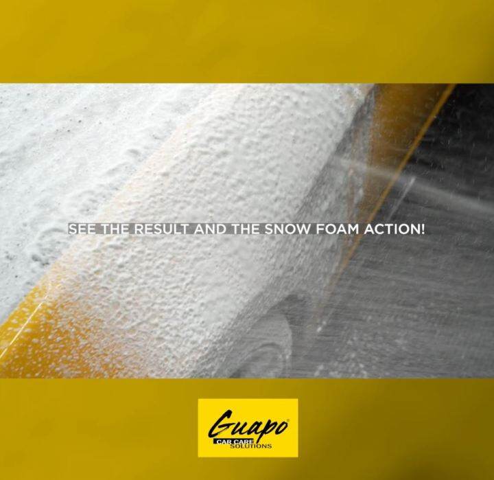 Guapo Ultra Foamy Car Shampoo High-Grade 10x Foamy 1 Liter | Lazada PH