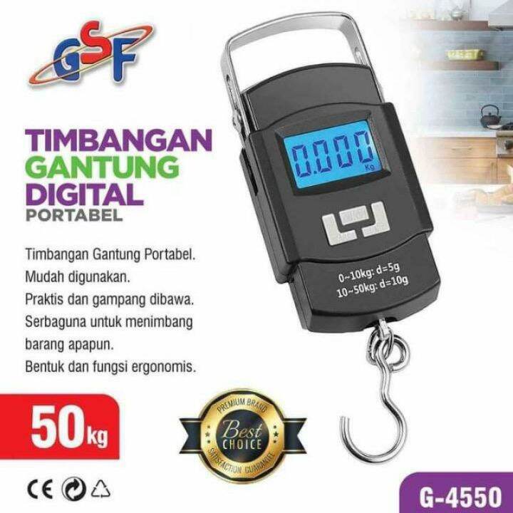 GSF Timbangan Gantung Digital Portable 50 Kg | Lazada Indonesia