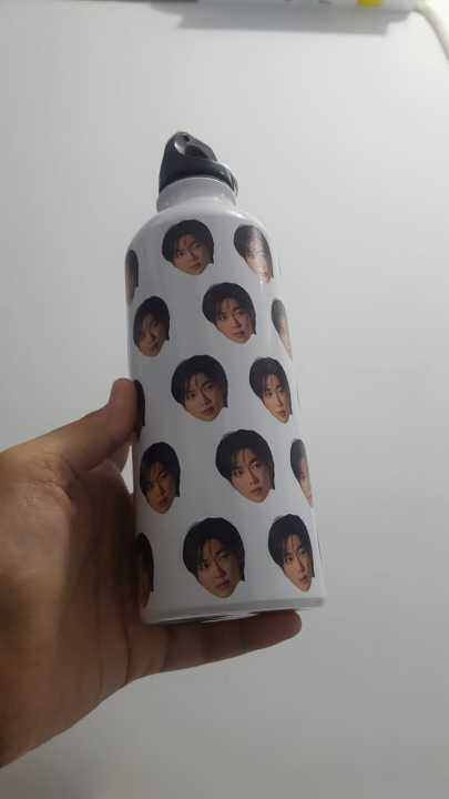 TUMBLER BOTOL MINUM CUSTOM MUKA ||BTS || BLACKPINK || MUKA KAMU SENDIRI ...