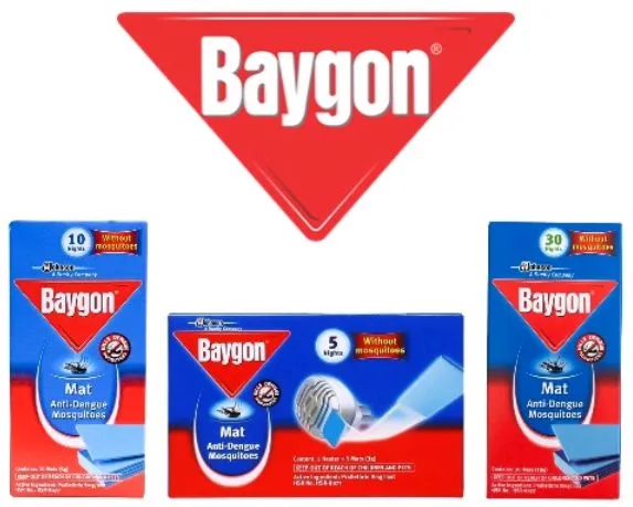 BAYGON MAT ANTI-DENGUE MOSQUITOES STARTER PACK WITH 5S / REFILL 10S ...