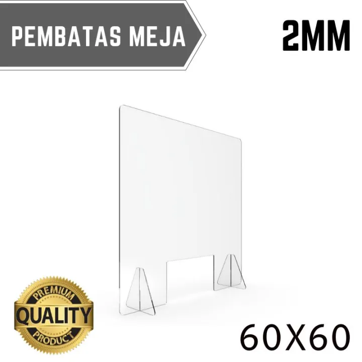 Akrilik Pembatas Meja/Skat Meja Akrilik 60x60 | Lazada Indonesia